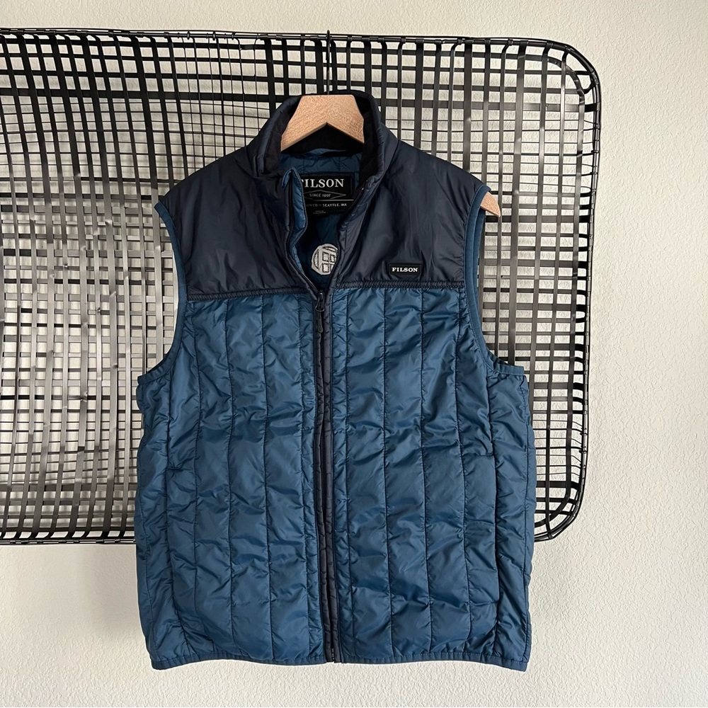 Filson Ultralight Vest Blue Wing Teal/Captain Blue - Gem
